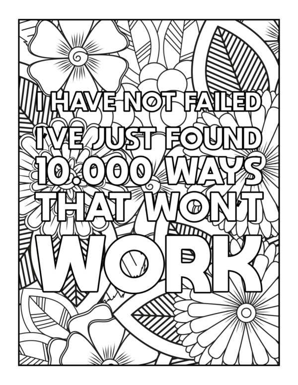 Inspiring Creativity: A Motivational Quotes Coloring Book | Made By ...