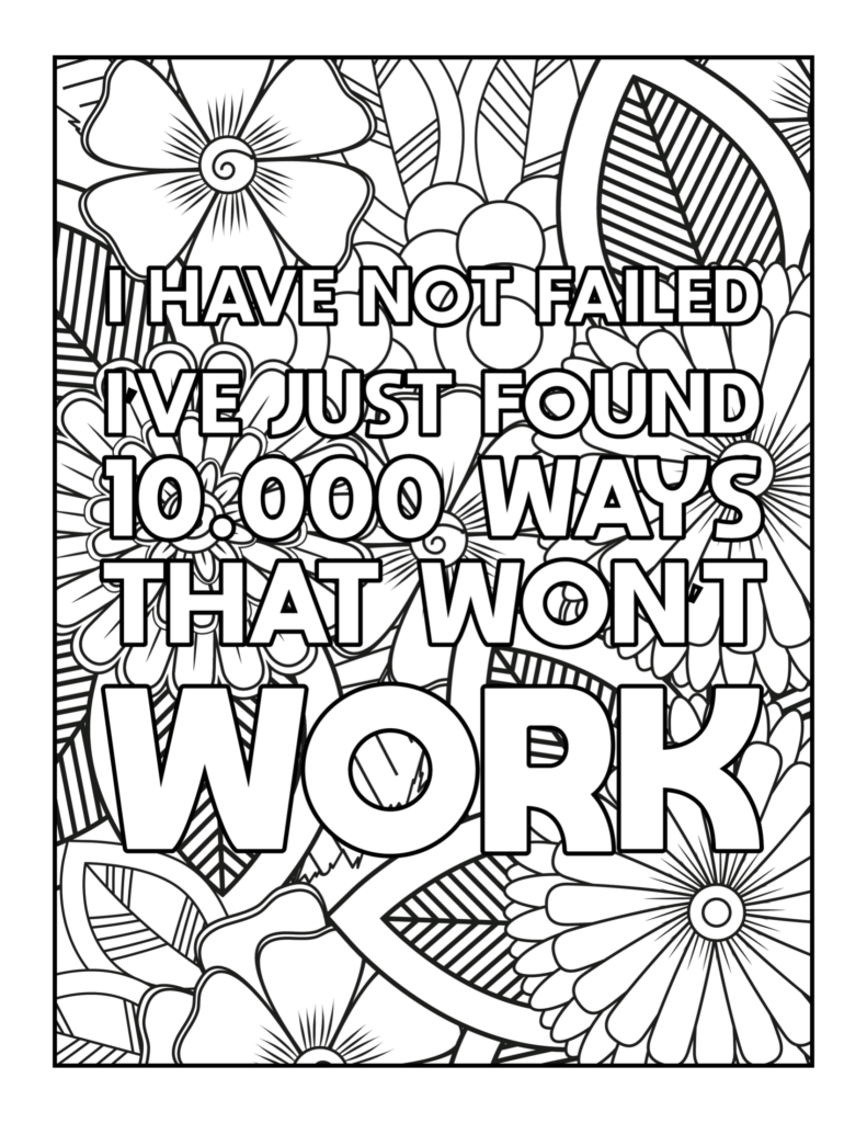 Inspiring Creativity: A Motivational Quotes Coloring Book | Made By ...