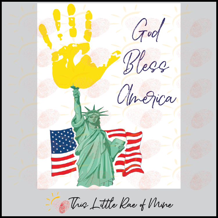 Statue of Liberty - Independence Day - 4th of July - Handprint Art ...