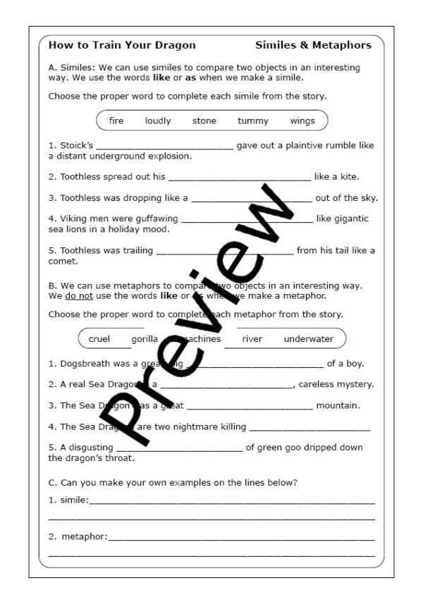 Cressida Cowell "How to Train Your Dragon" worksheets | Made By Teachers