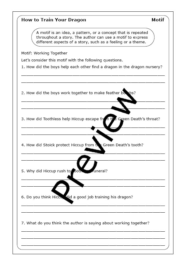 Cressida Cowell "How to Train Your Dragon" worksheets | Made By Teachers