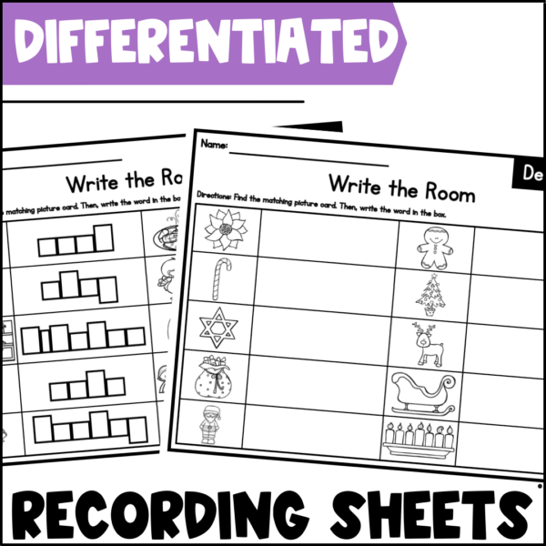 December Write the Room Activity - Winter Write the Room Activity ...