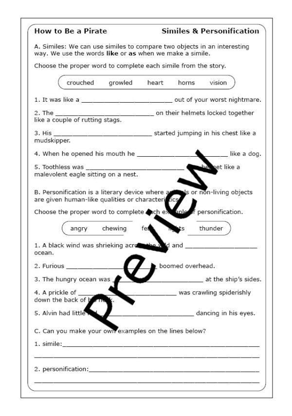Cressida Cowell "How to Be a Pirate" worksheets | Made By Teachers
