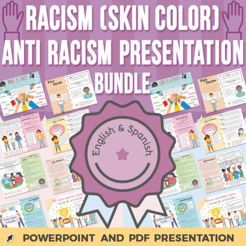 Racism (Skin Color) Anti-Racism PowerPoint Presentation BUNDLE | Made ...