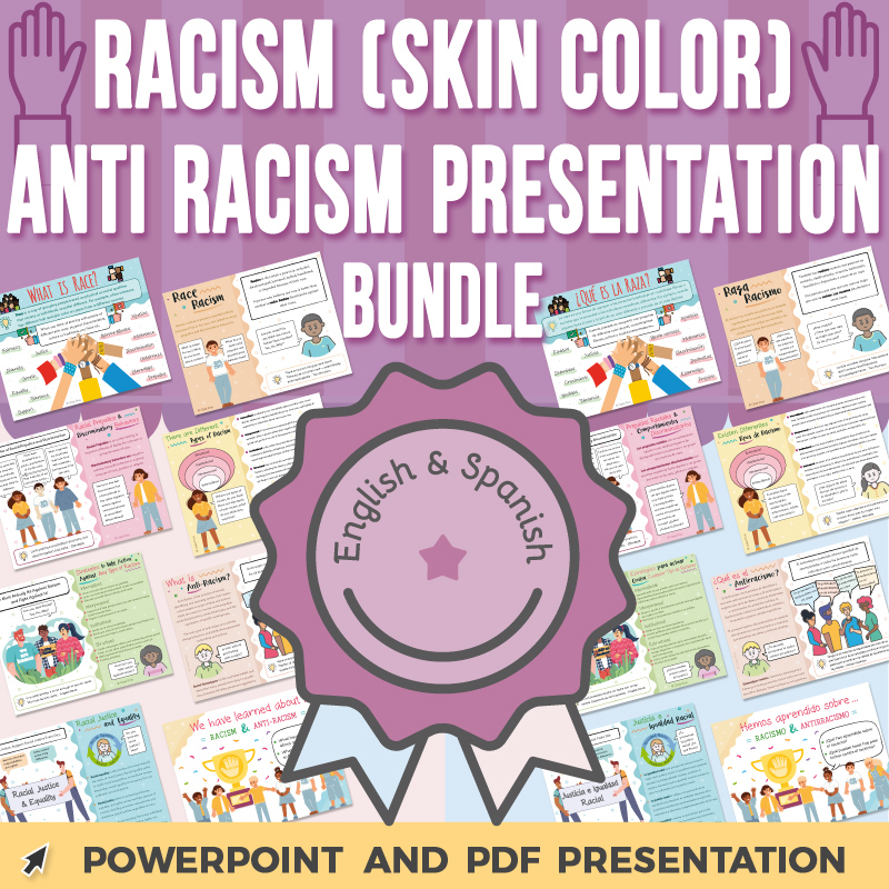 Racism (Skin Color) Anti-Racism PowerPoint Presentation BUNDLE | Made ... Racism (Skin Color) Anti-Racism PowerPoint Presentation BUNDLE | Made ...