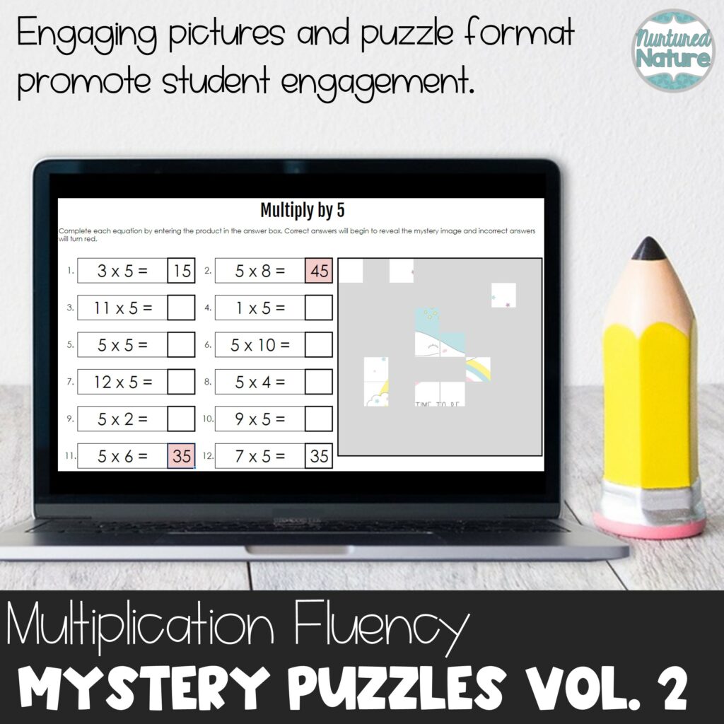 Multiplication Facts 1-12 Pixel Art Puzzles Vol 2 | Made By Teachers