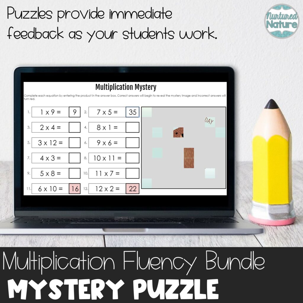 Holiday Multiplication Practice – Seasonal Facts Fluency Pixel Art ...