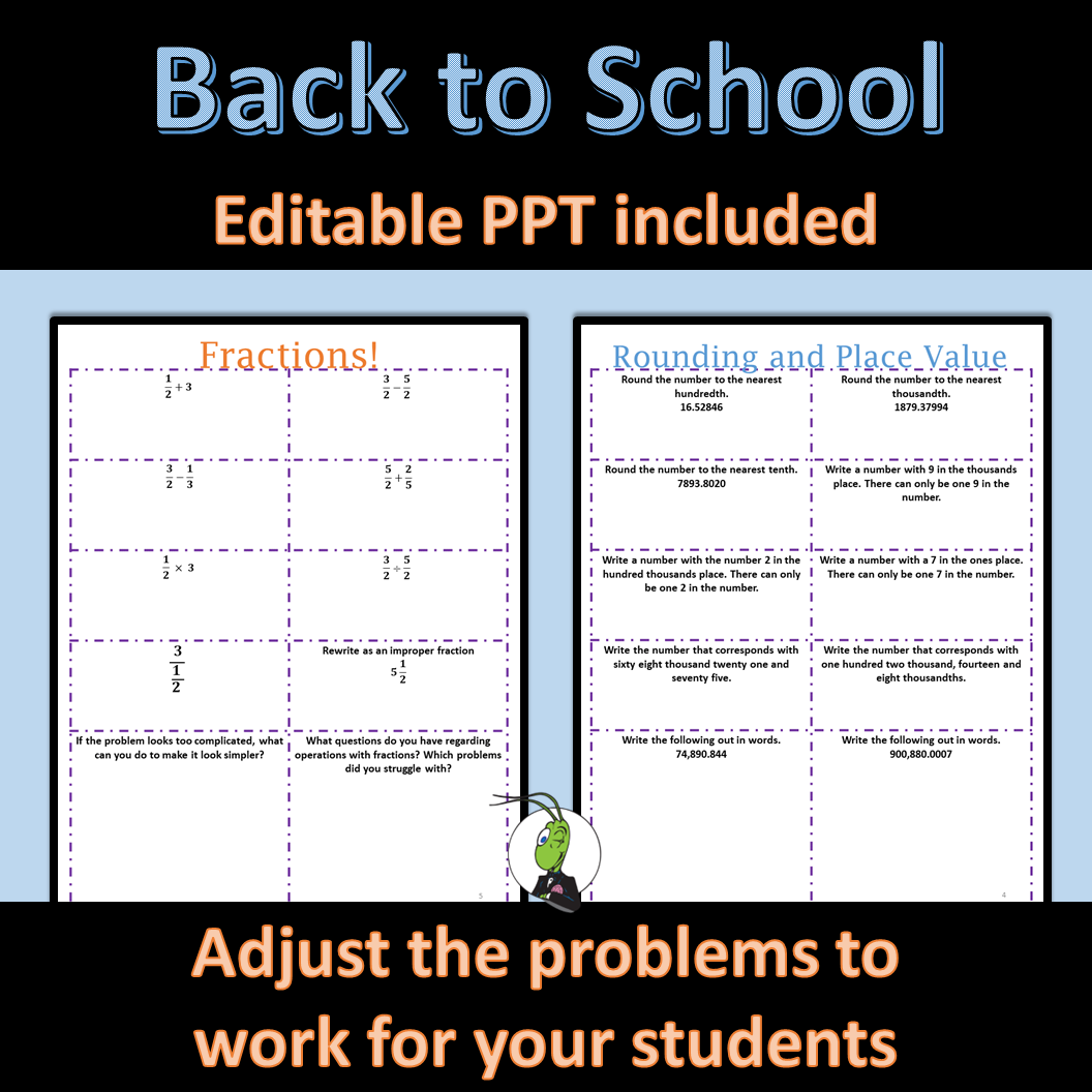 Pre Algebra Summer Review | Made By Teachers