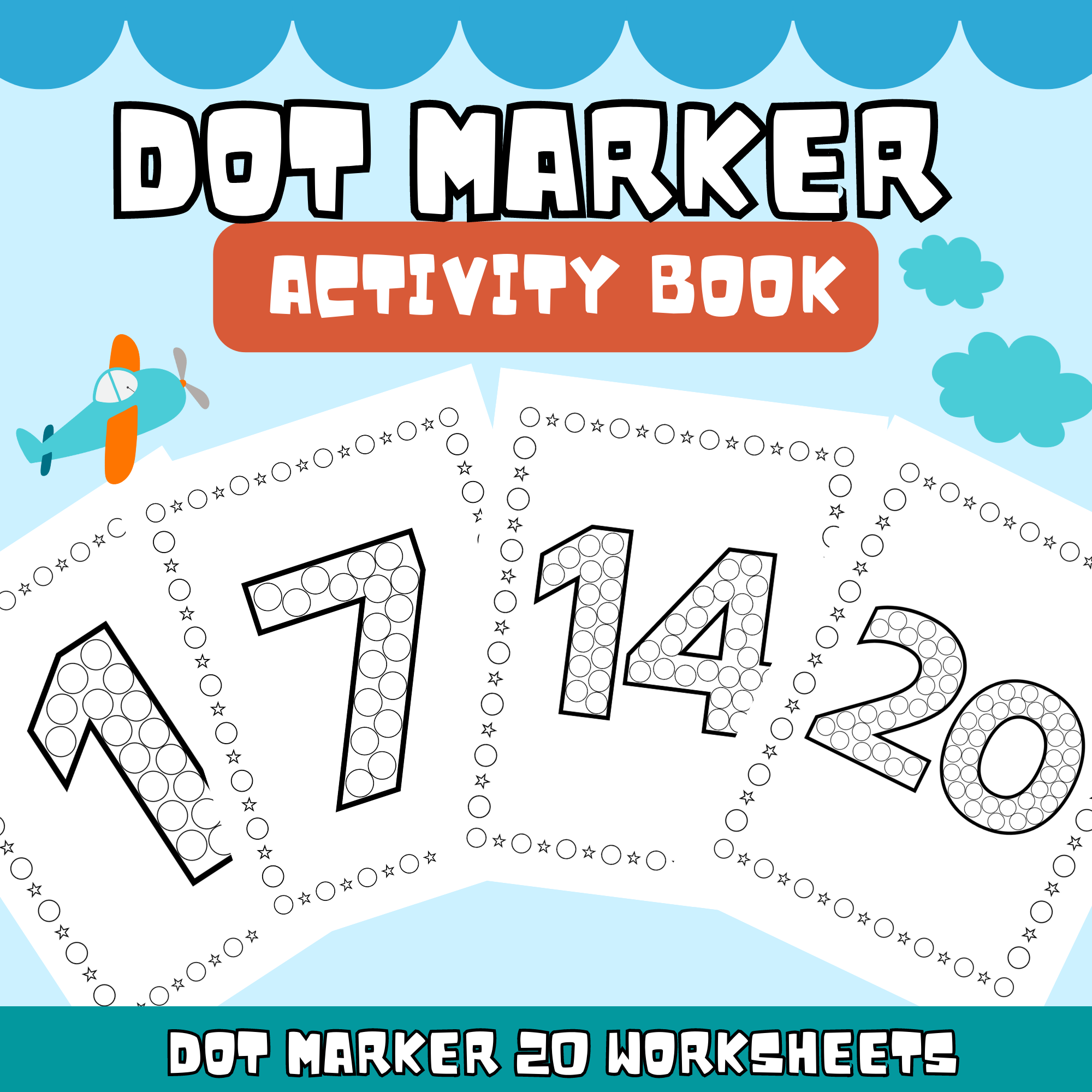 Number dot marker Activities and Bingo printable from 0 to 20 | Made By ...