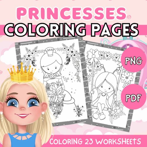 Princess Coloring Pages-23 Printable Pages | Made By Teachers
