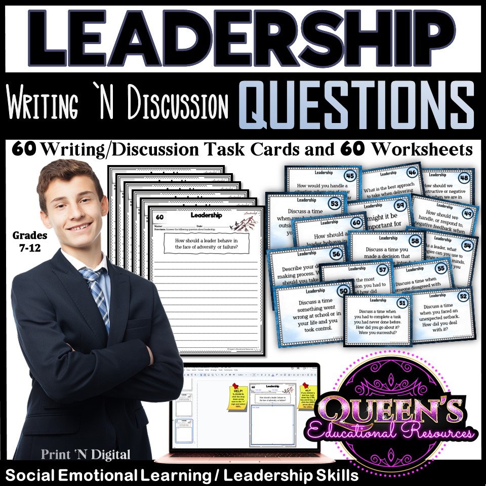 Leadership Questions | Leadership Skills | Leadership Worksheets ...