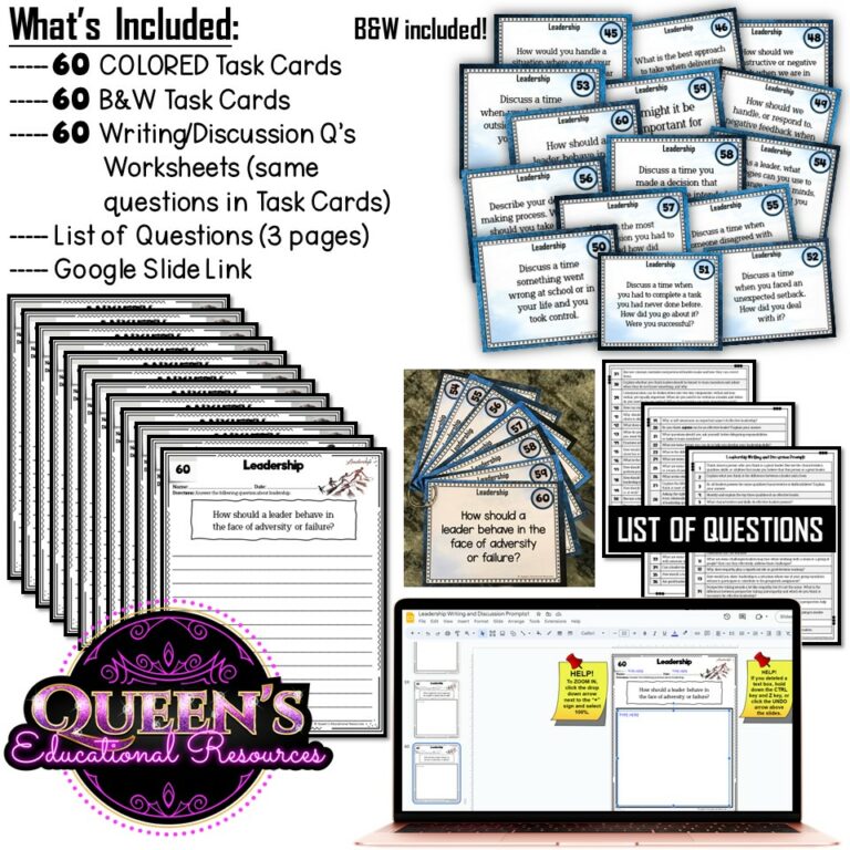 Leadership Questions | Leadership Skills | Leadership Worksheets ...