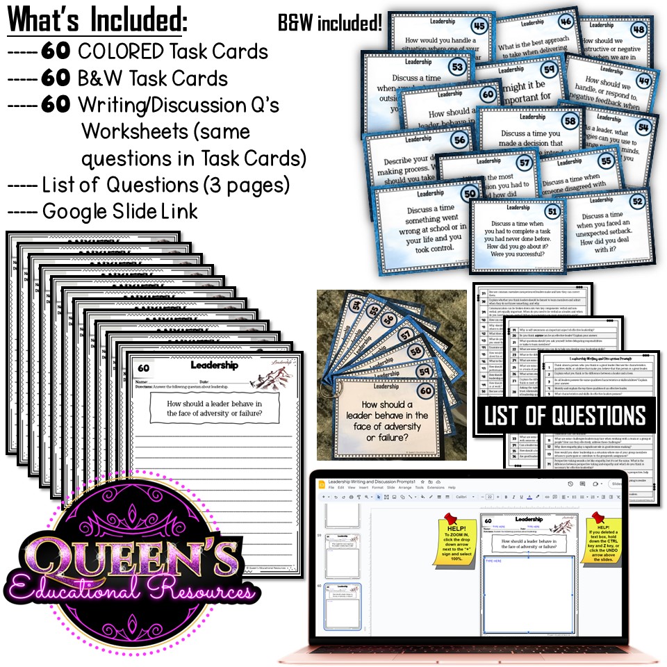 Leadership Questions | Leadership Skills | Leadership Worksheets ...