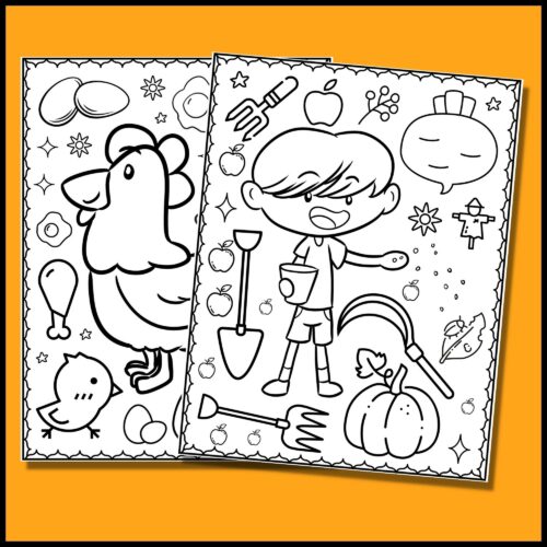 Farm Animal Coloring Pages - 24 Printable Coloring Sheets - Preschool ...
