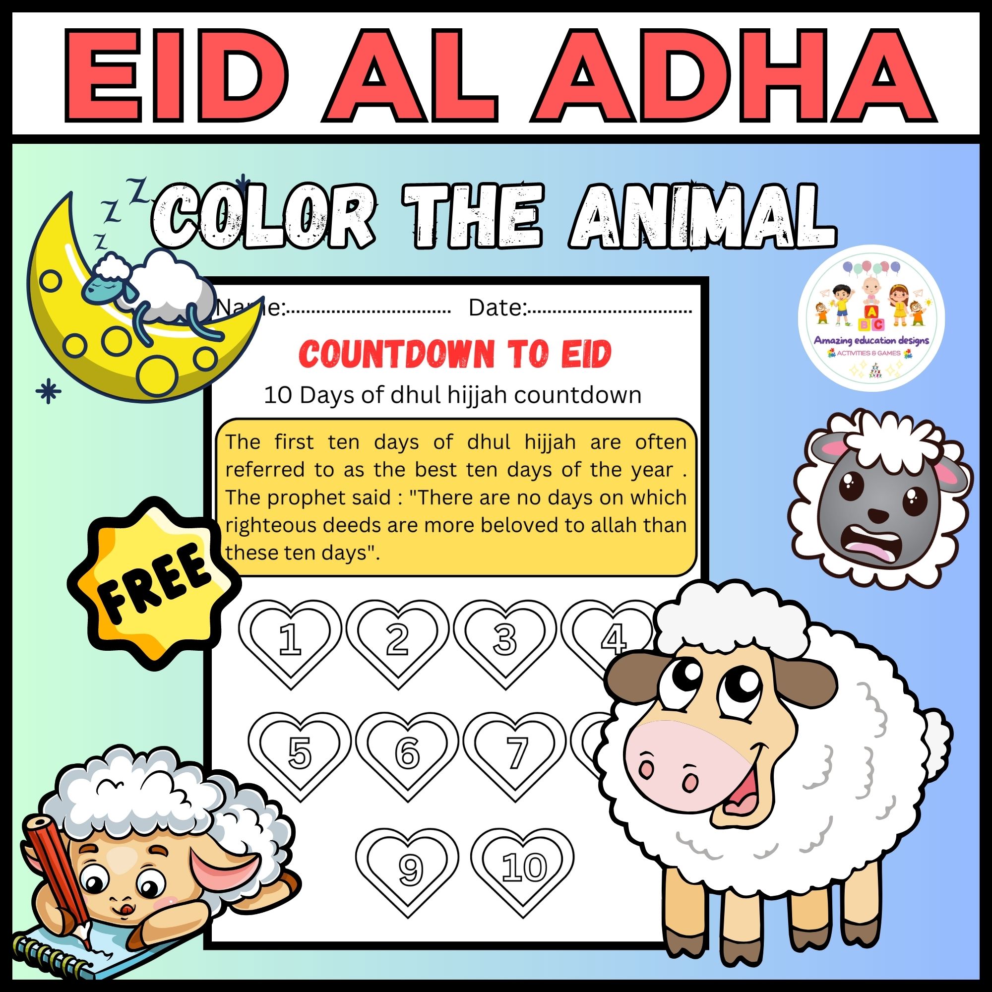 Countdown To Eid / Eid Al Adha | Made By Teachers