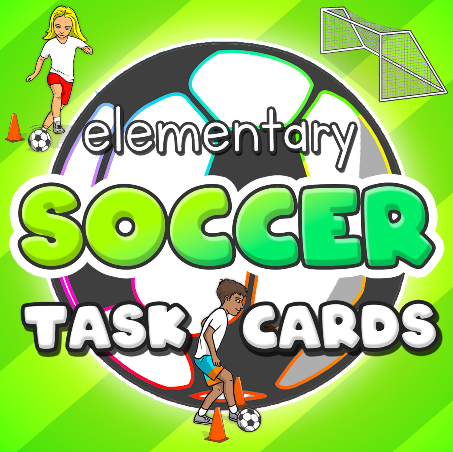 Throwing & Catching skills - Printable task cards for PE and sport ...