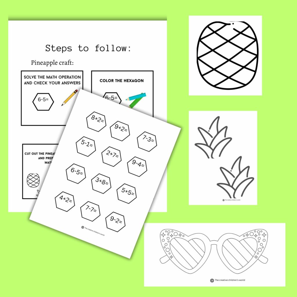 Summer bucket list craft|Math craft | Made By Teachers