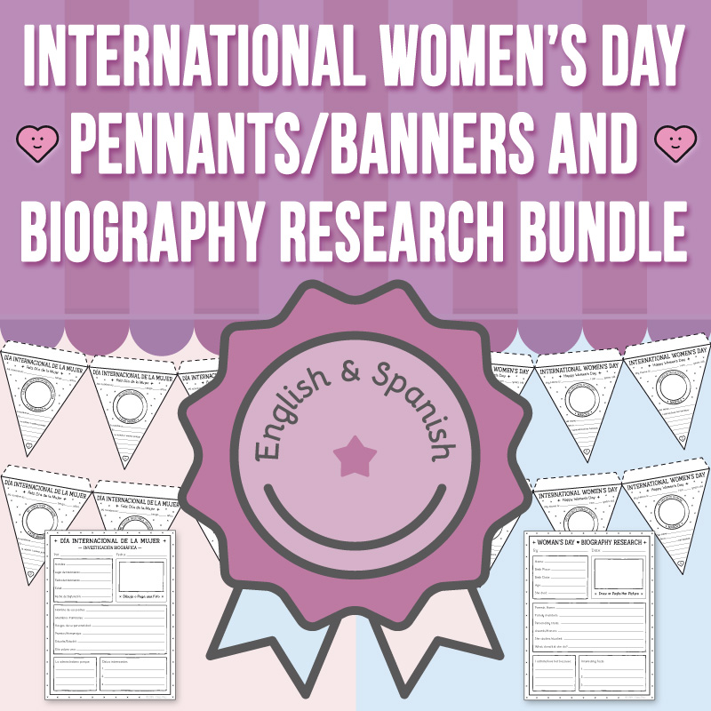 International Women’s Day Banners | Pennants and Biography Research ...
