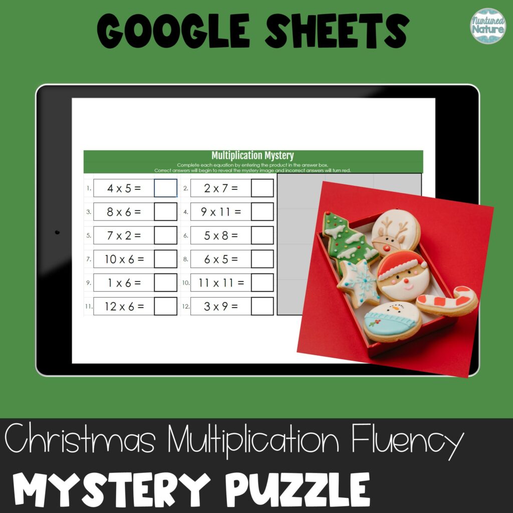 Christmas Grammar and Multiplication Facts Fluency 1-12 Pixel Art ...