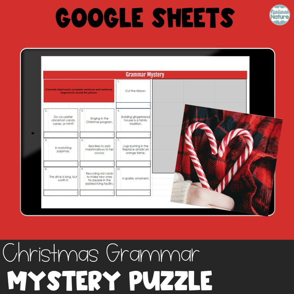 Christmas Grammar and Multiplication Facts Fluency 1-12 Pixel Art ...