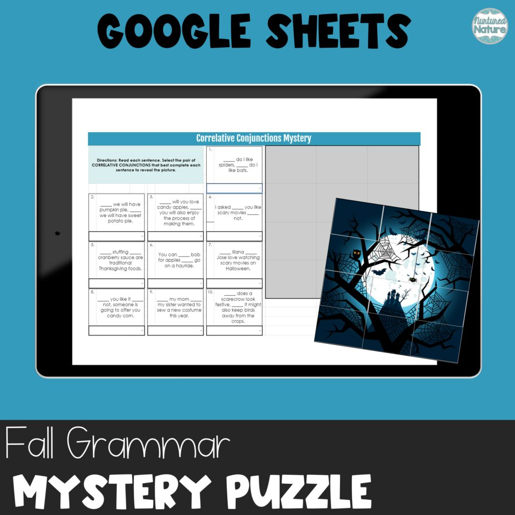 Fall Grammar and Multiplication Facts Fluency 1-12 Pixel Art Puzzles ...