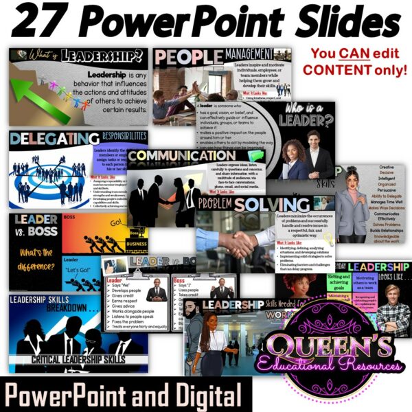 Leadership PowerPoint and Activities | Leadership Worksheets ...