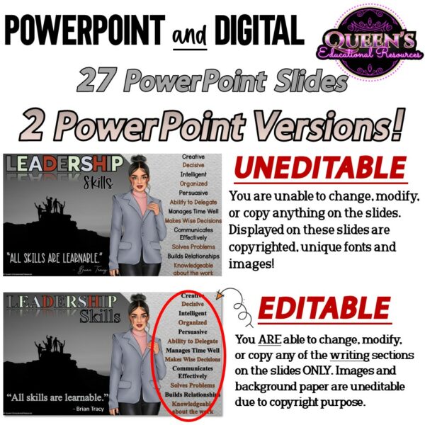 Leadership PowerPoint and Activities | Leadership Worksheets ...