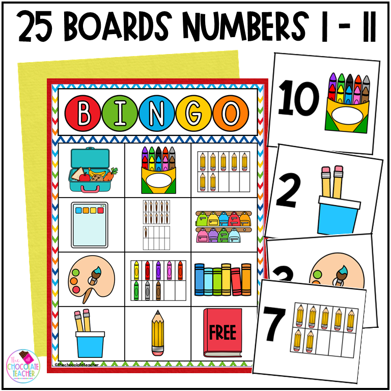 BINGO Math Games with Numbers to 20 including Teen Numbers | Made By ...