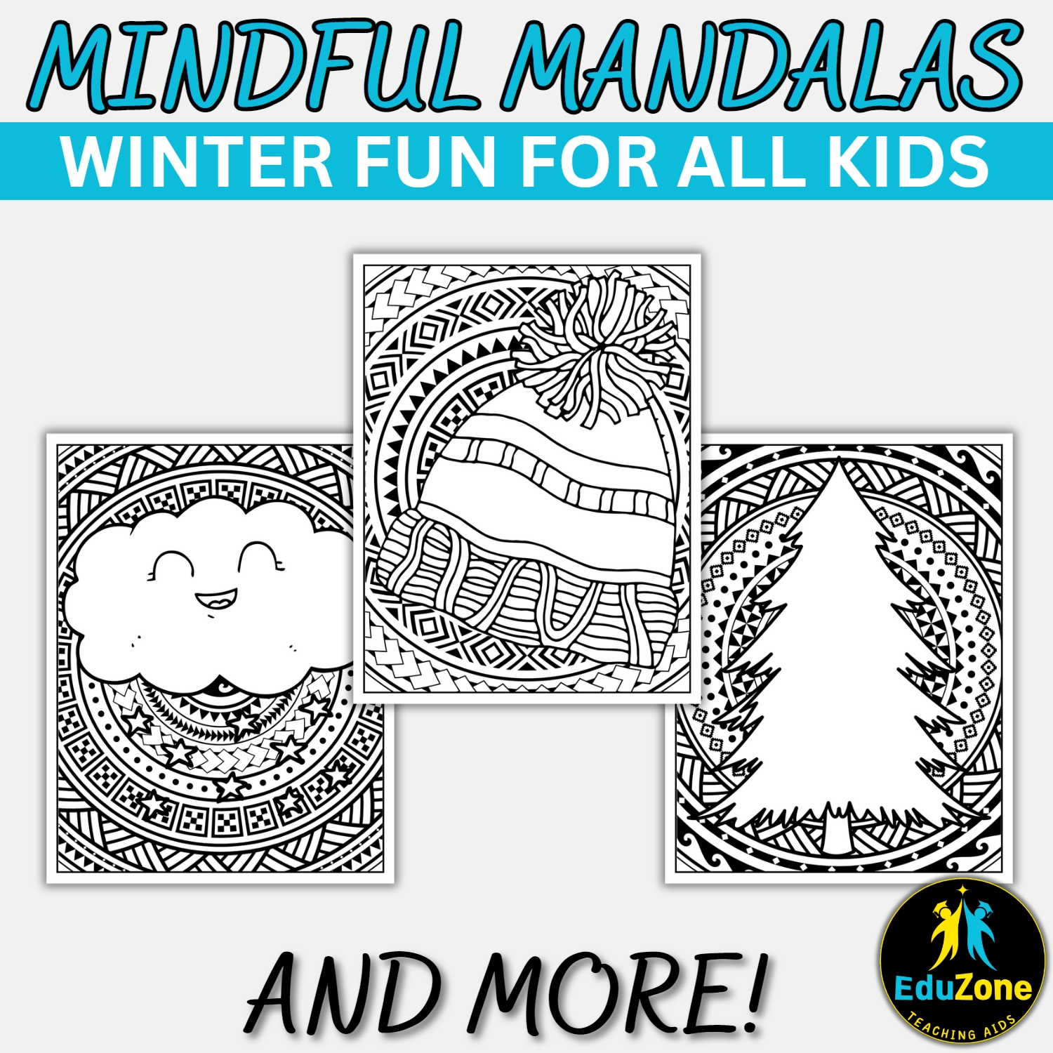 Printable Winter Mandala Coloring Pages - Winter Fun & Relaxing ...