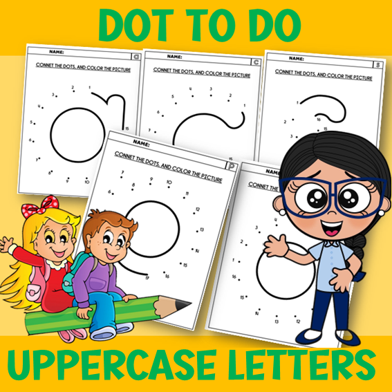 Dot-to-Dot Uppercase Letters: A Fun and Engaging Way to Boost Your ...