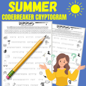 Summer Codebreaker Cryptogram Activity, Crack the Code End of the Year ...