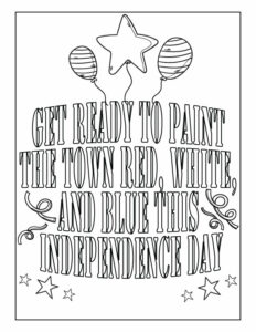 4th of July Coloring Sheets | USA Independence Day Patriotic Coloring ...
