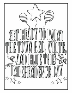 4th of July Coloring Sheets | USA Independence Day Patriotic Coloring ...