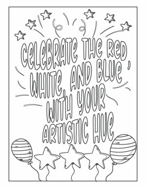 4th of July Coloring Sheets | USA Independence Day Patriotic Coloring ...