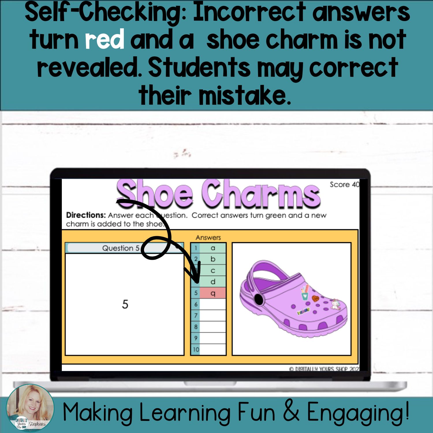 Editable Self-Checking Task Card Template - Digital Resource Vol. 2 ...