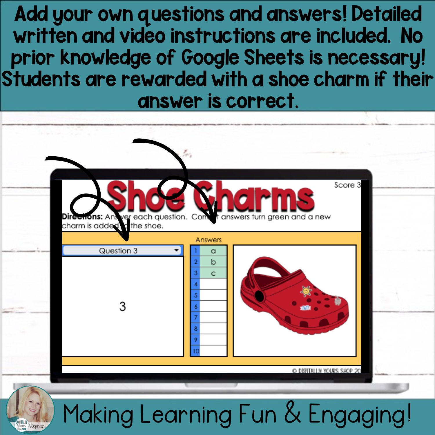 Editable Self-Checking Task Card Template - Digital Resource Vol. 3 ...