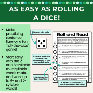 Multisyllabic Word Lists & Games | Fluency Intervention for ...