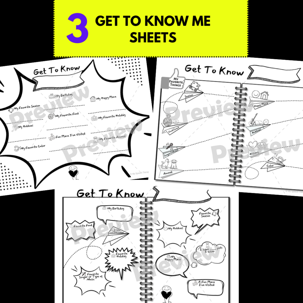 Back to School Get To Know Me & Get to Know You Peer Interviews | All ...