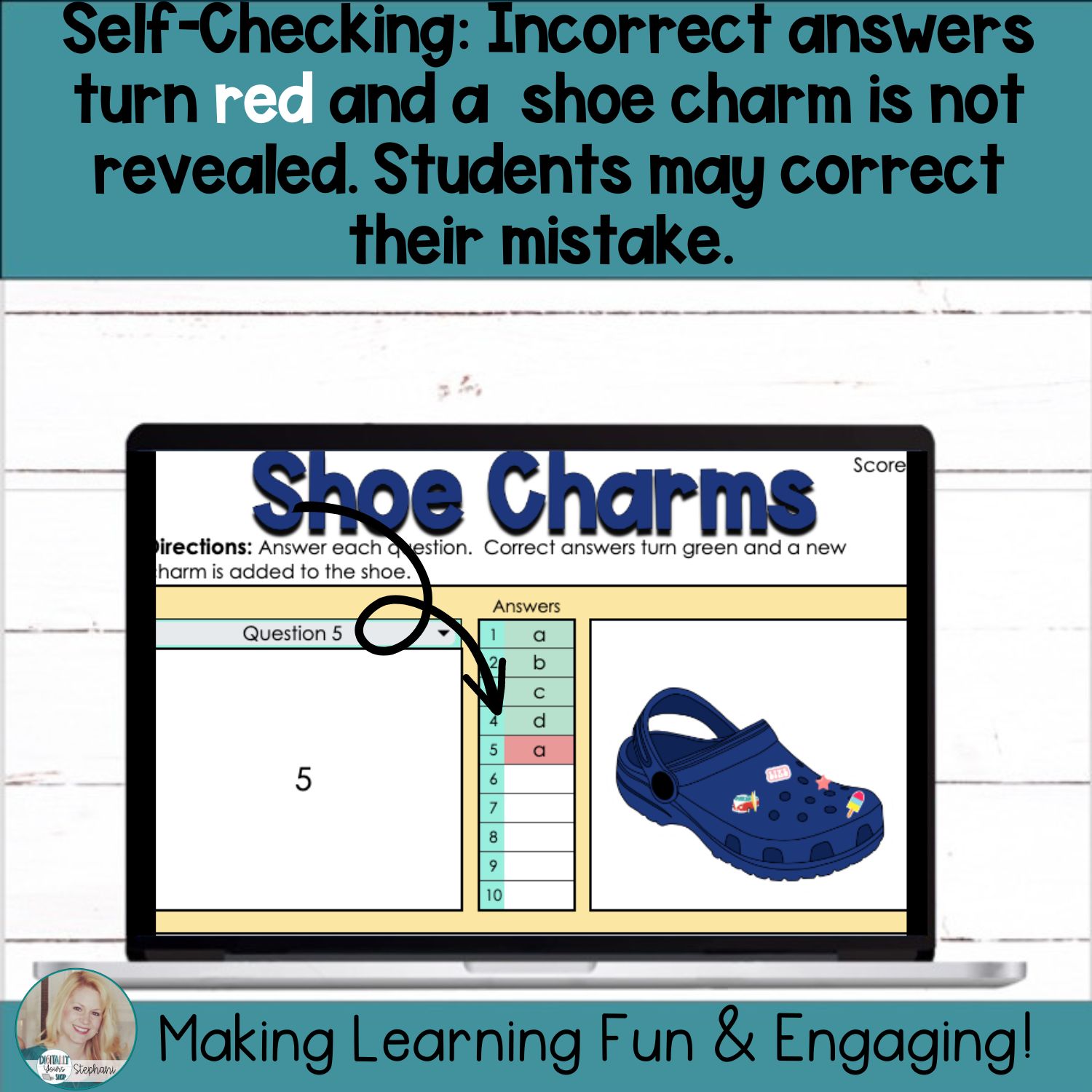 Editable Self-Checking Task Card Template - Digital Resource Vol. 8 ...