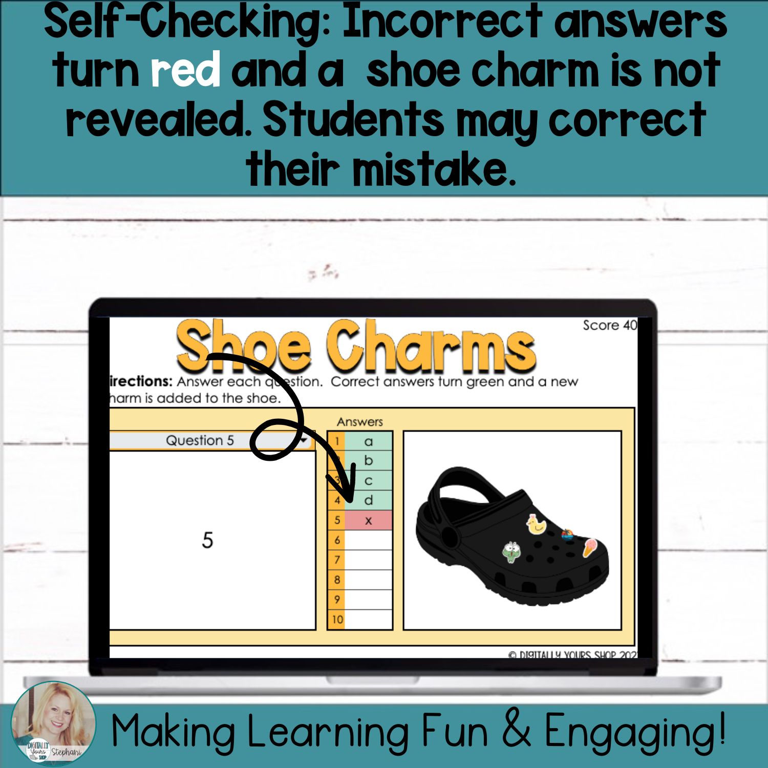 Editable Self-Checking Task Card Template - Digital Resource Vol. 9 ...