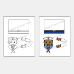 Sailor toilet paper roll craft Printable Career Day Community Helper ...