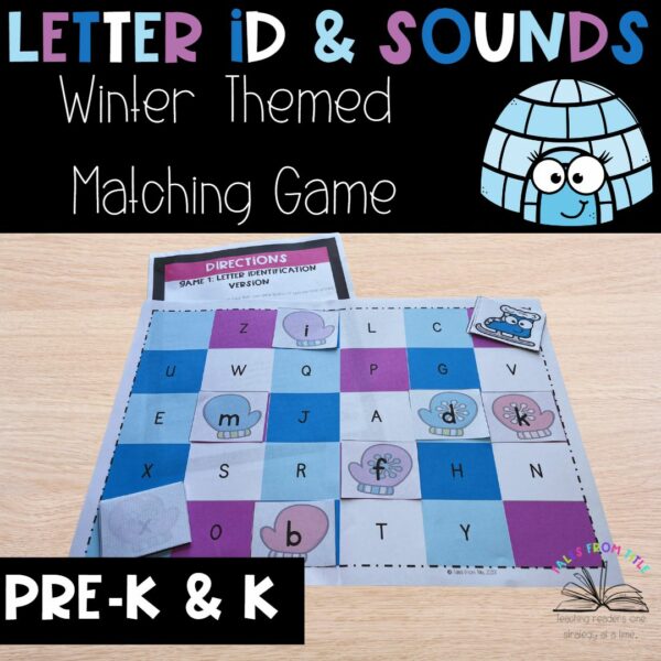 Letter Identification & Sounds Intervention or Center Game - Winter ...