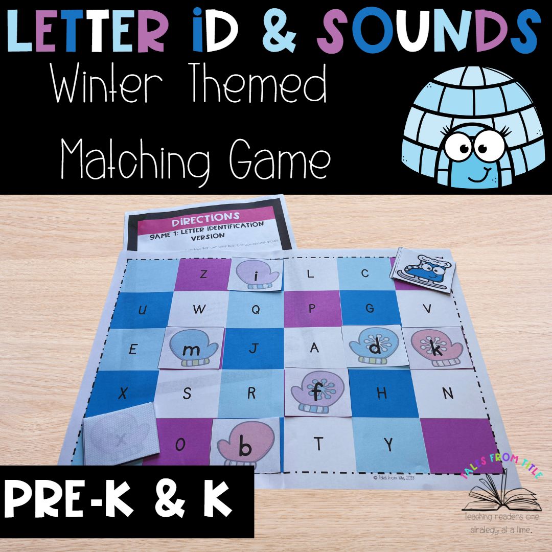 Letter Identification & Sounds Intervention or Center Game - Winter ...