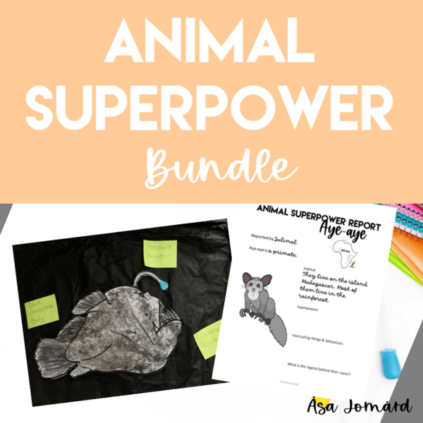 Animal Superpower Report Bundle | PBL STEAM Biomimicry Design | Made By ...