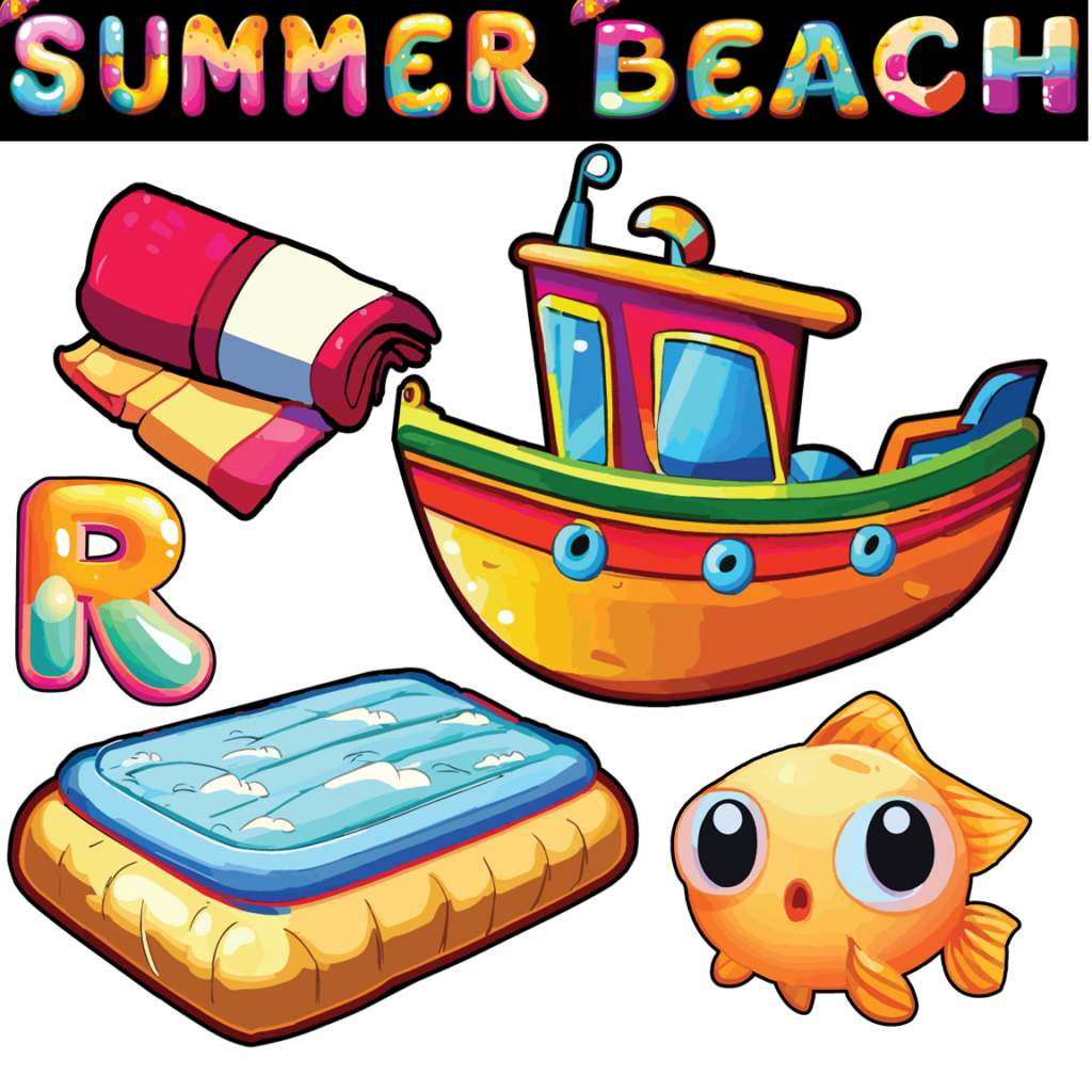Summer Beach Vacation clipart :BEACH Theme Classroom Decor | Made By ...