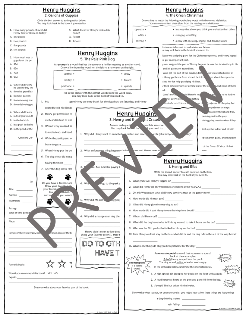 Third Grade Novel Study Bundle | Made By Teachers