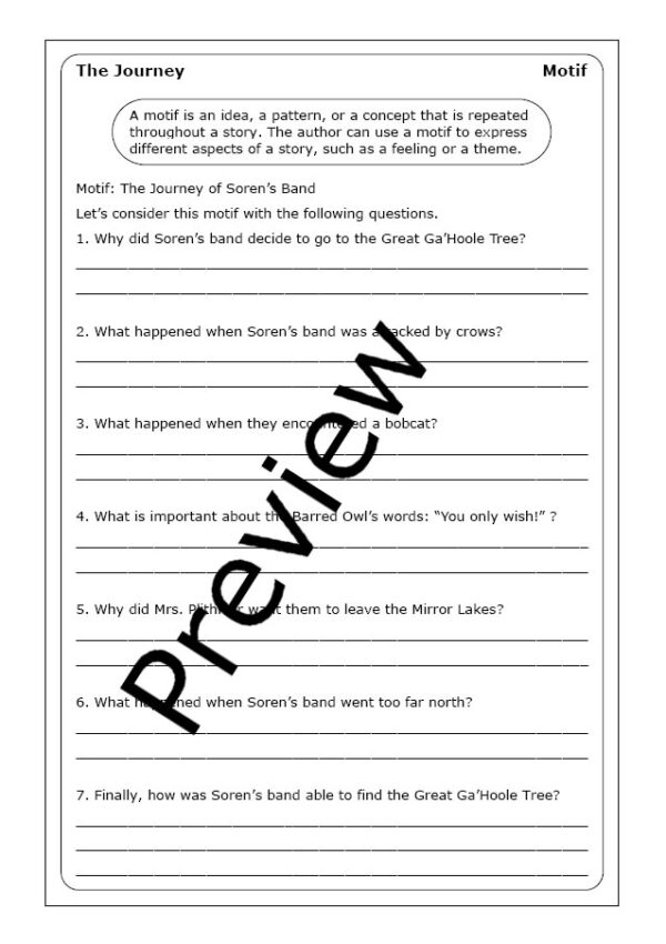 Kathryn Lasky "The Journey" worksheets | Made By Teachers