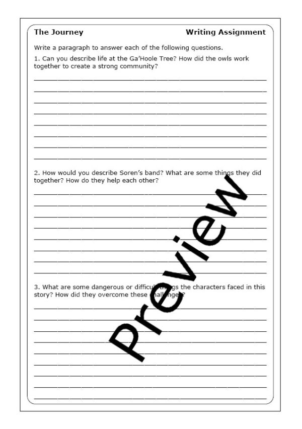 Kathryn Lasky "The Journey" worksheets | Made By Teachers