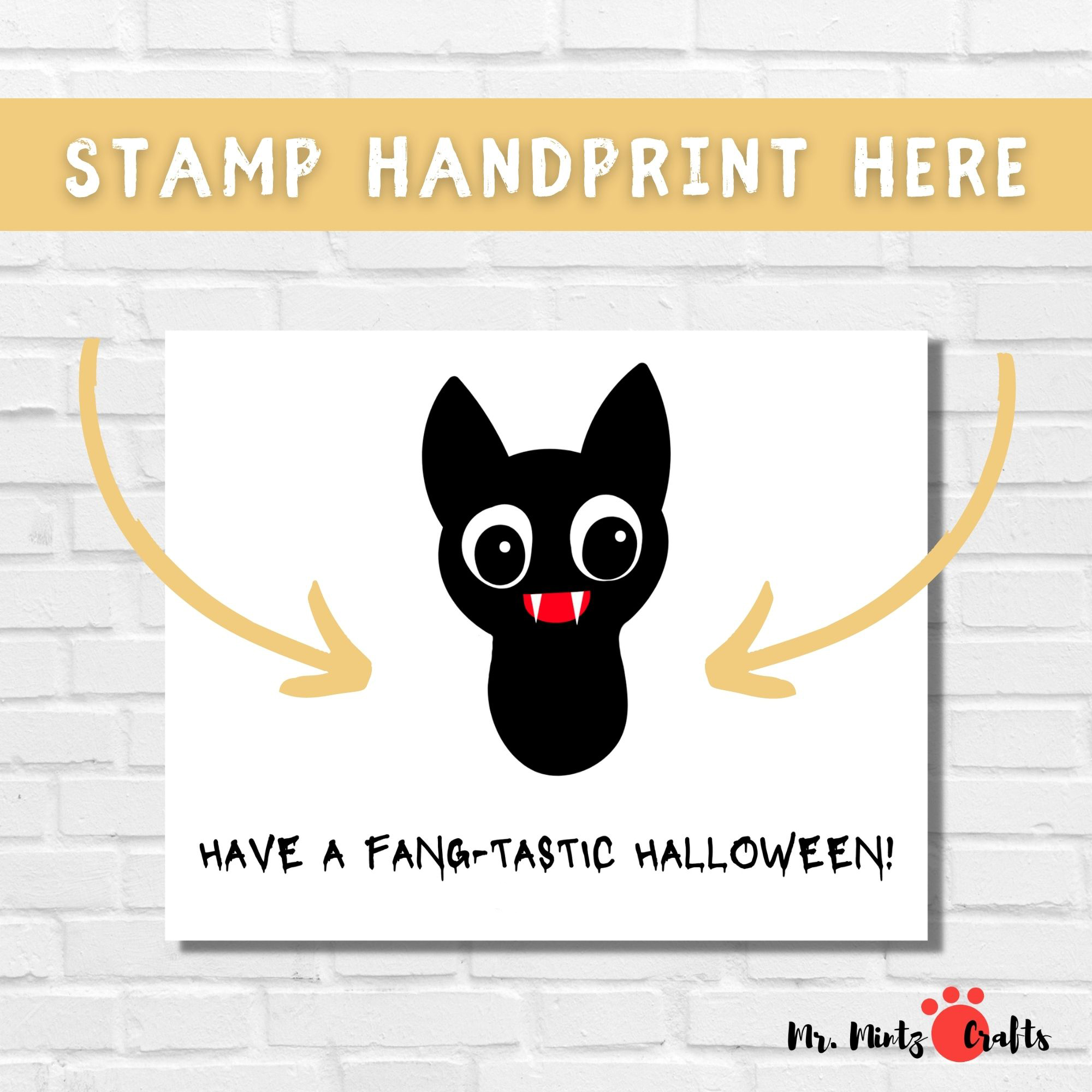 Halloween Bat Handprint Art | Halloween Craft | Made By Teachers