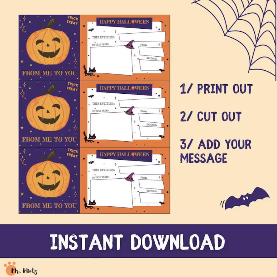 Halloween Gift Certificate | Made By Teachers